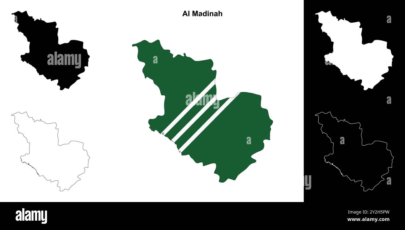 Al madinah eps map hi-res stock photography and images - Alamy