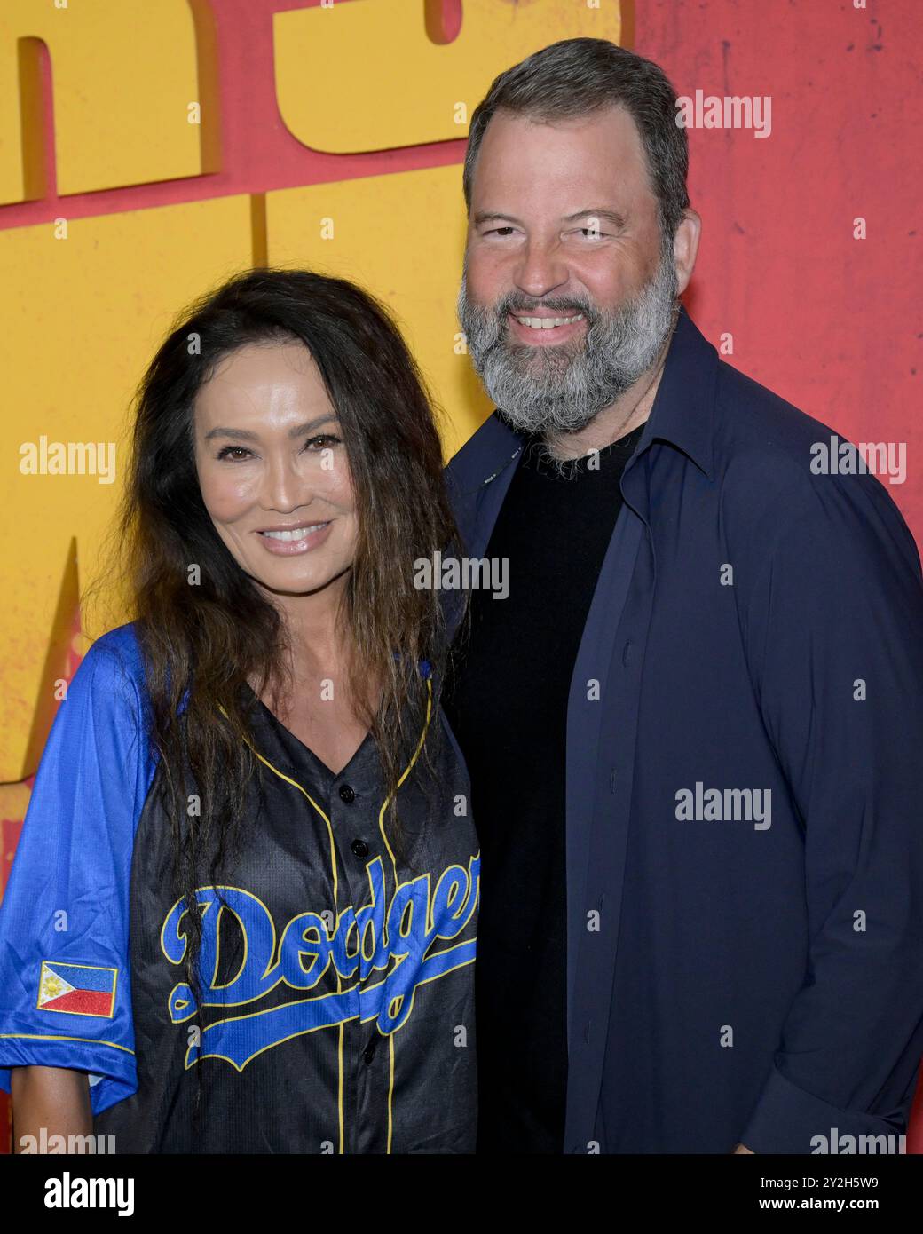 Los Angeles, California, USA. 09th Sep, 2024. Tia Carrere and Paul ...