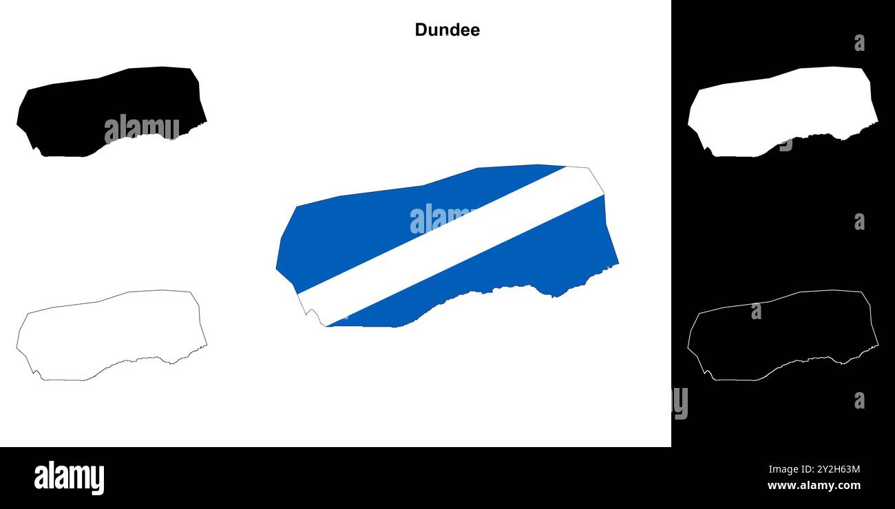 Map of dundee hi-res stock photography and images - Alamy