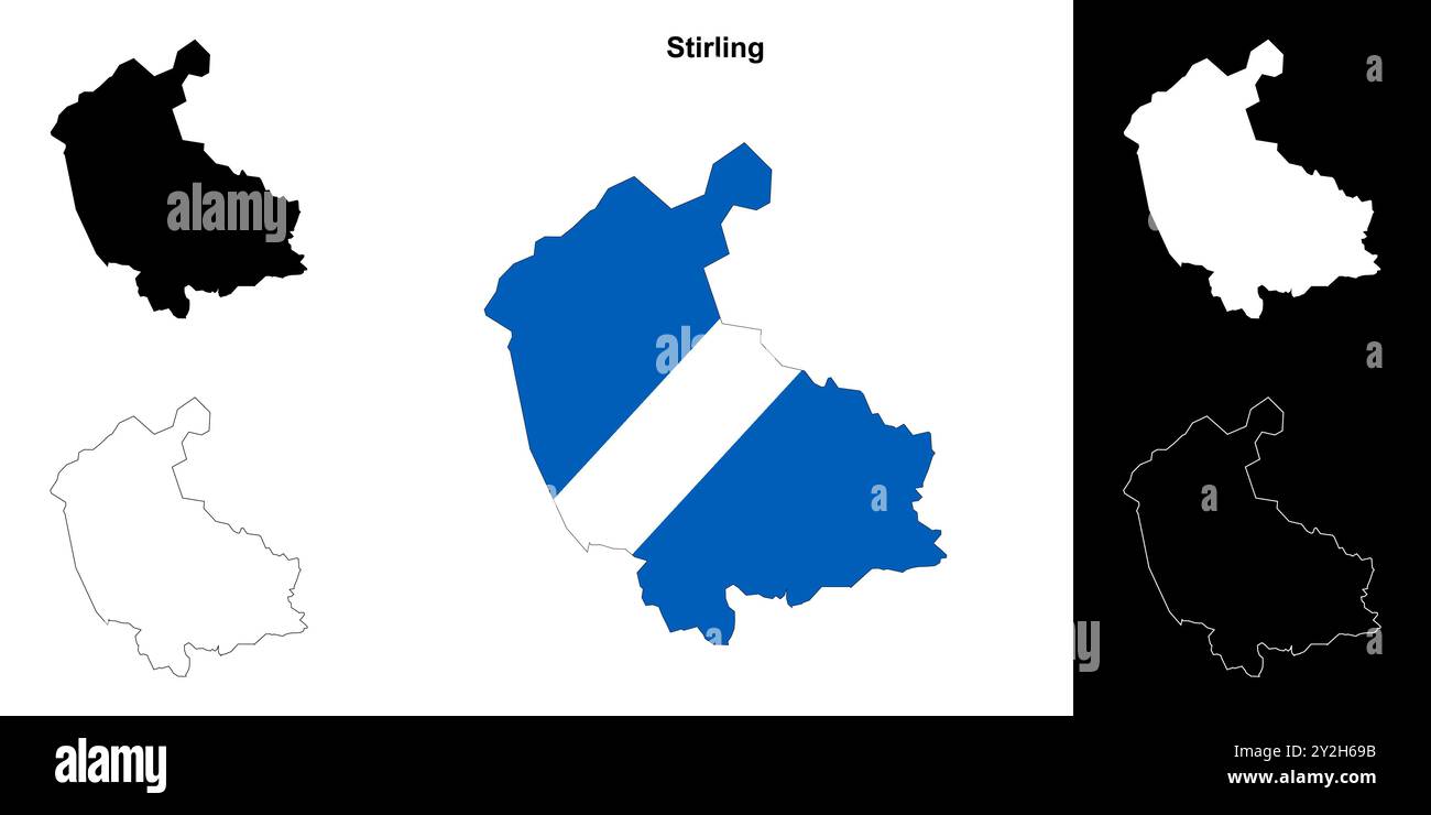 Stirling eps map hi-res stock photography and images - Alamy
