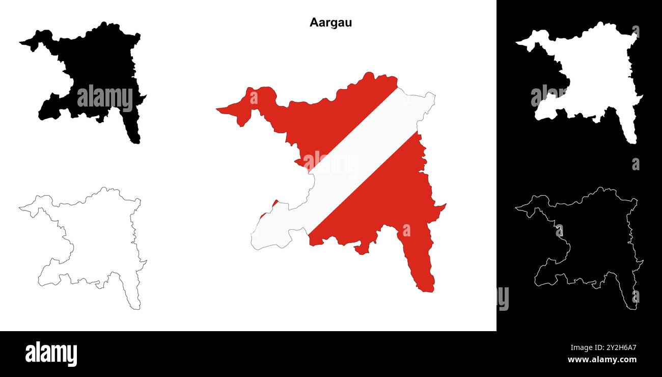 Map of aargau hi-res stock photography and images - Alamy