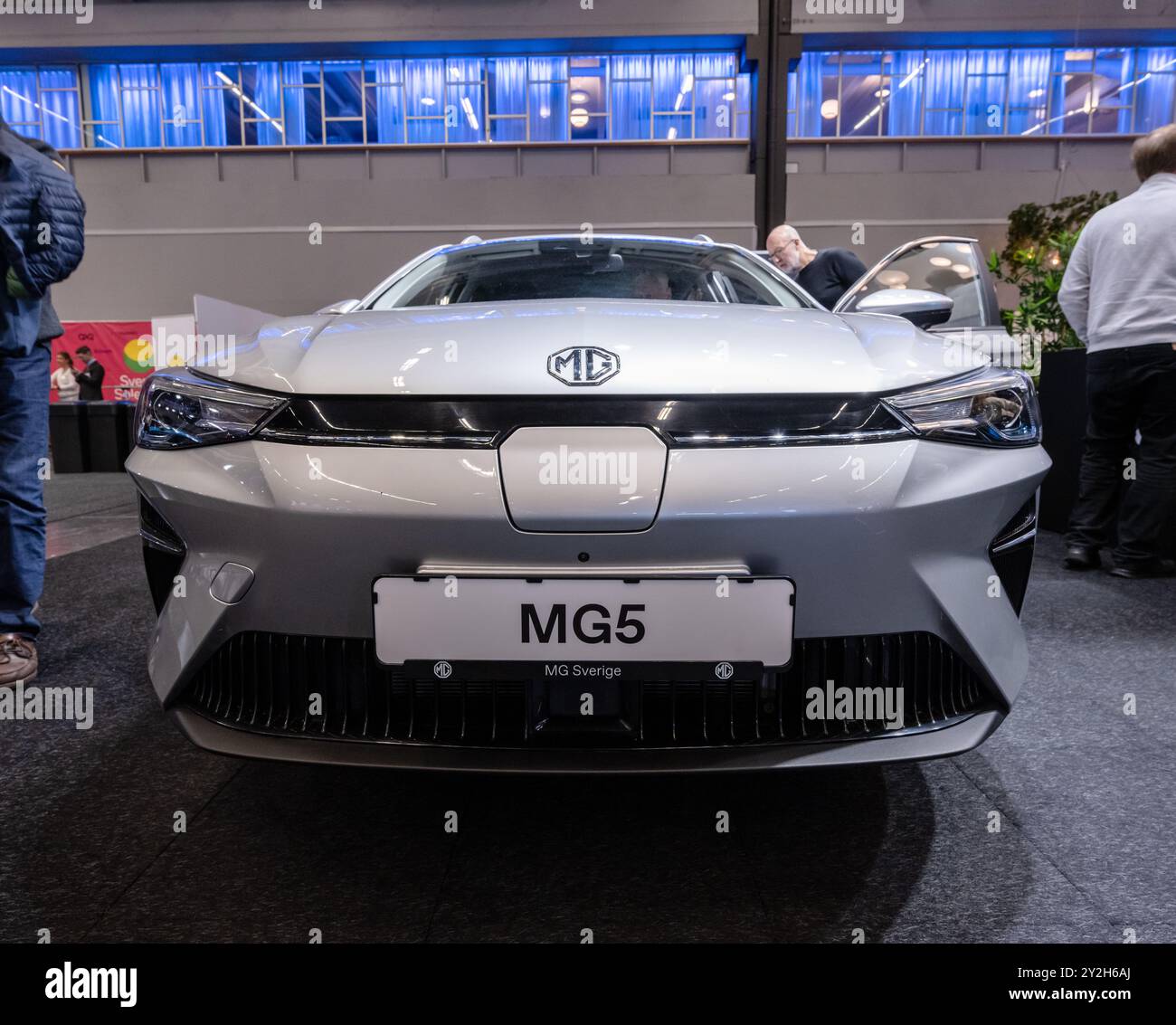 Gothenburg, Sweden - december 03 2022: 2023 Electric MG MG5 car on display Stock Photo - Alamy