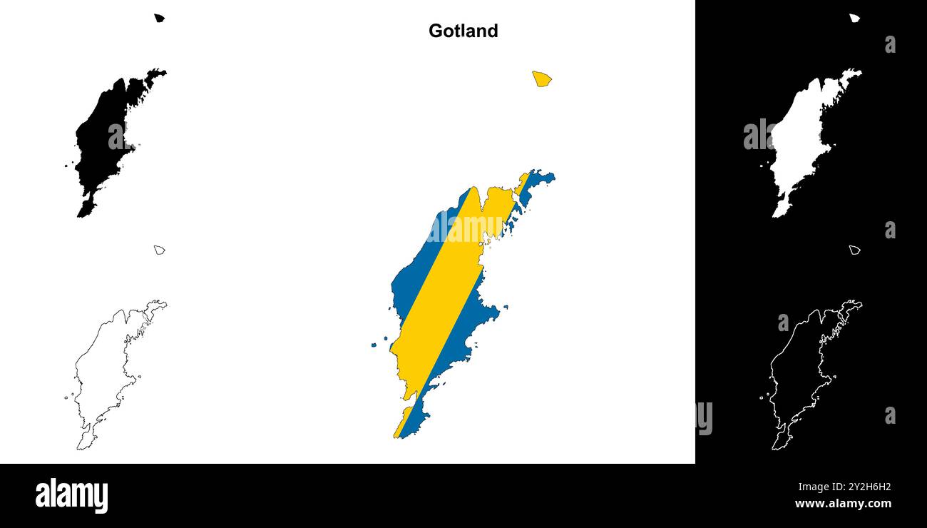 Map gotland hi-res stock photography and images - Alamy