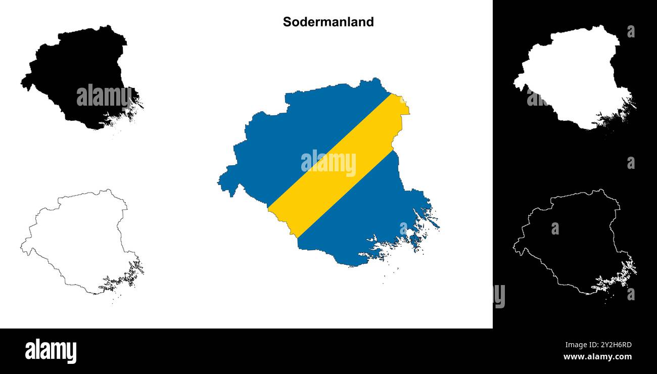 Map of sodermanland hi-res stock photography and images - Alamy