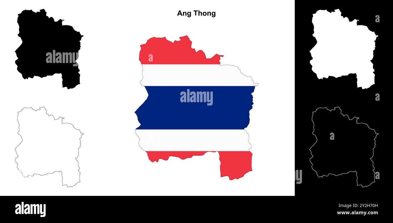 Blank ang thong map hi-res stock photography and images - Alamy