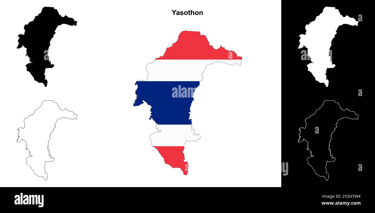 Provinces of thailand vector vectors hi-res stock photography and ...