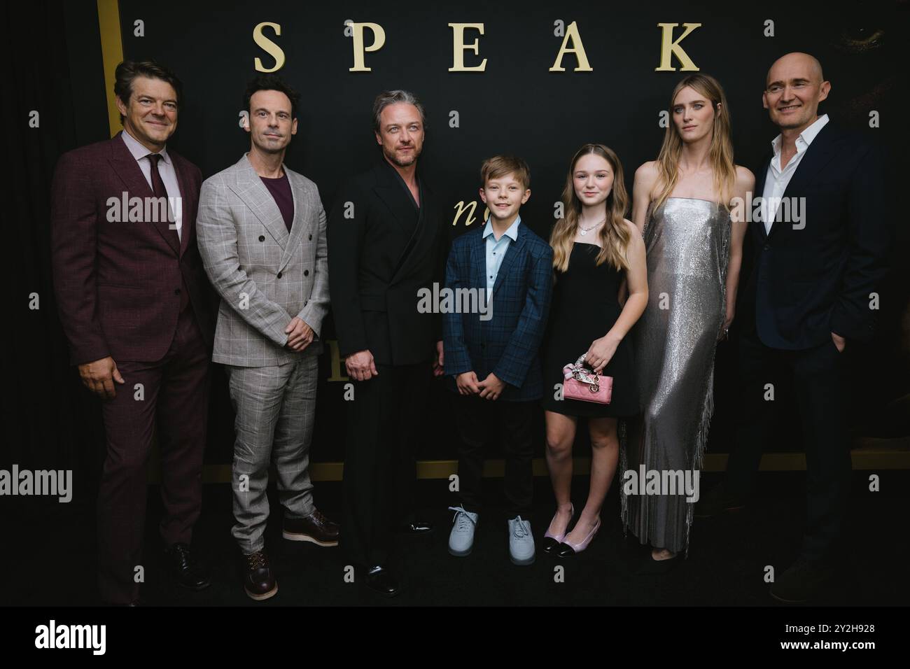 New York, USA. 09th Sep, 2024. Jason Blum, Scoot McNairy, James McAvoy ...