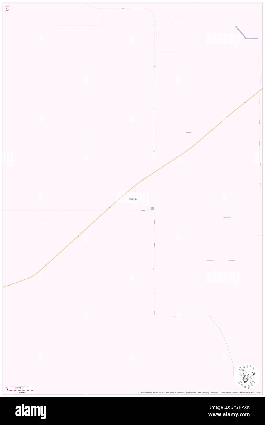 Ridgeview, Dewey County, US, United States, South Dakota, N 45 5' 5 ...
