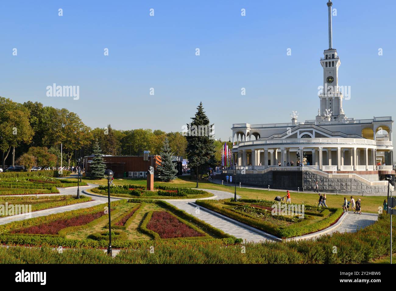 Moscow, Russia - Sept 7. 2024. Northern River Terminal is one of two ...
