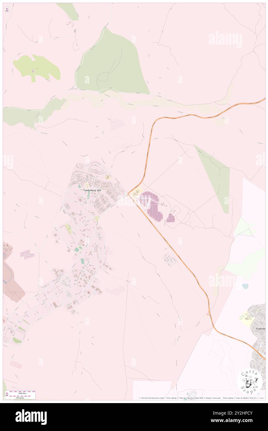 Vandenberg base map Cut Out Stock Images & Pictures - Alamy