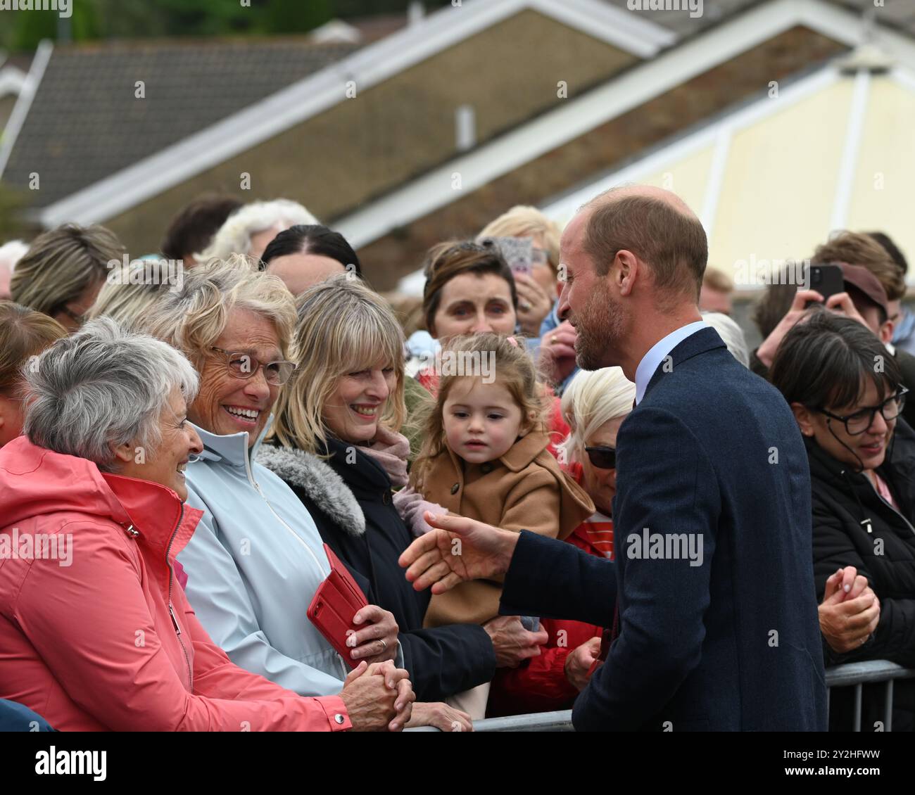 Llanelli, Wales UK 10th Sep 2024 HRH Prince William, Prince of Wales ...