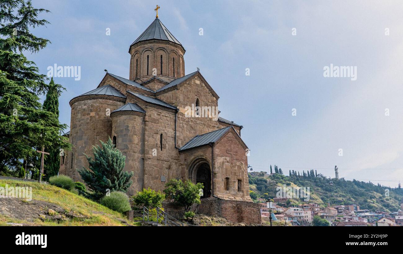 Tbilisi,Georgia-June 06.2024 :Metekhi Virgin Mary Assumption Church,The ...