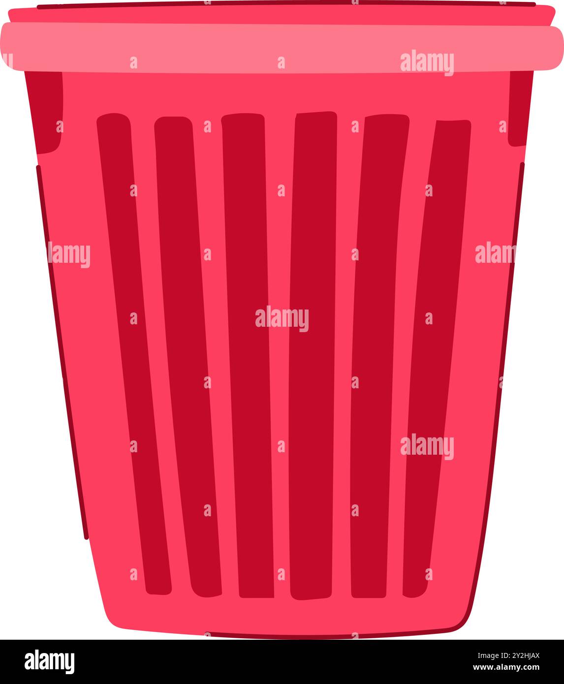 storage laundry basket plastic cartoon vector illustration Stock Vector ...