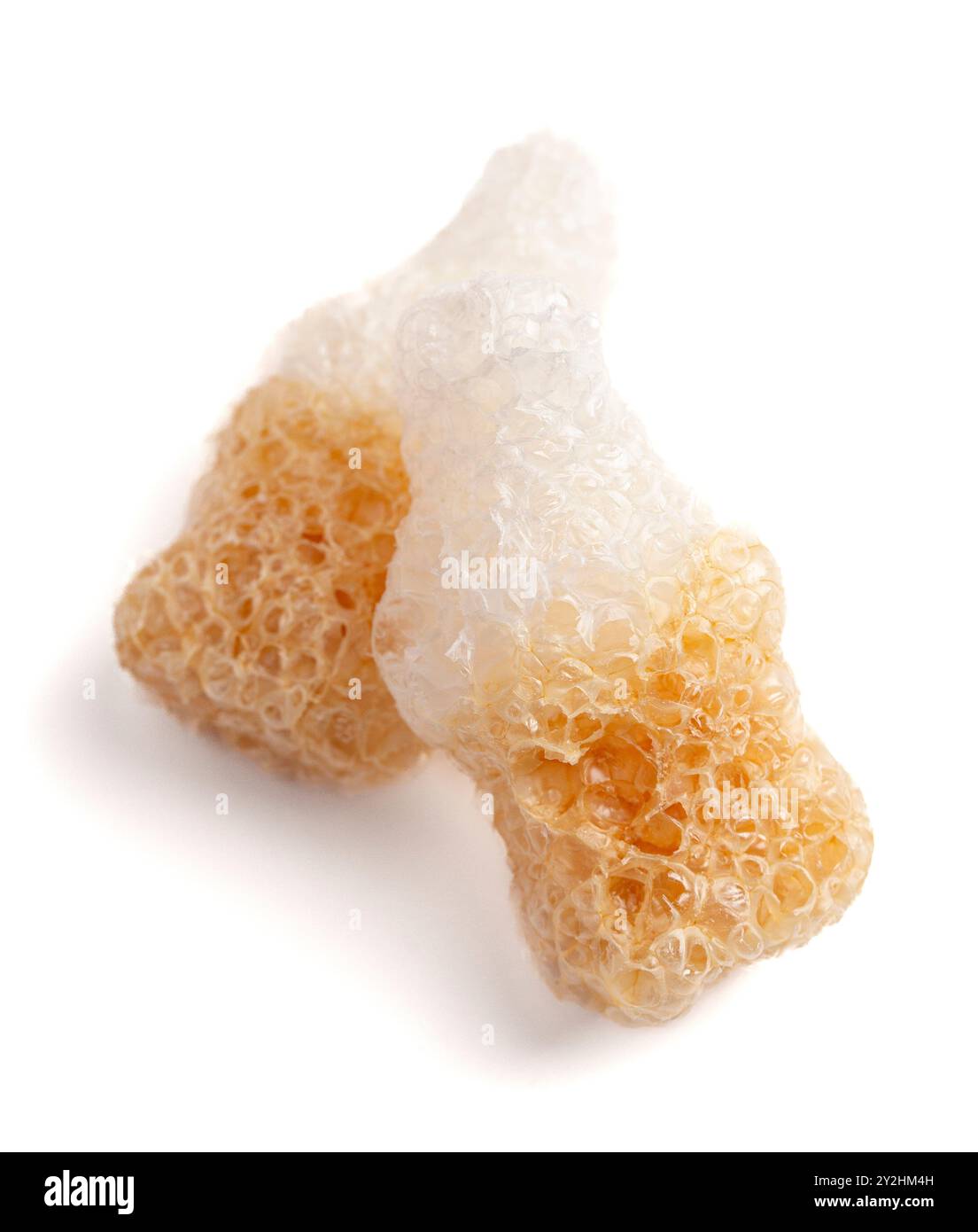Crunchy Freeze Dried Cola Bottle Gummies Isolated on a White Background ...