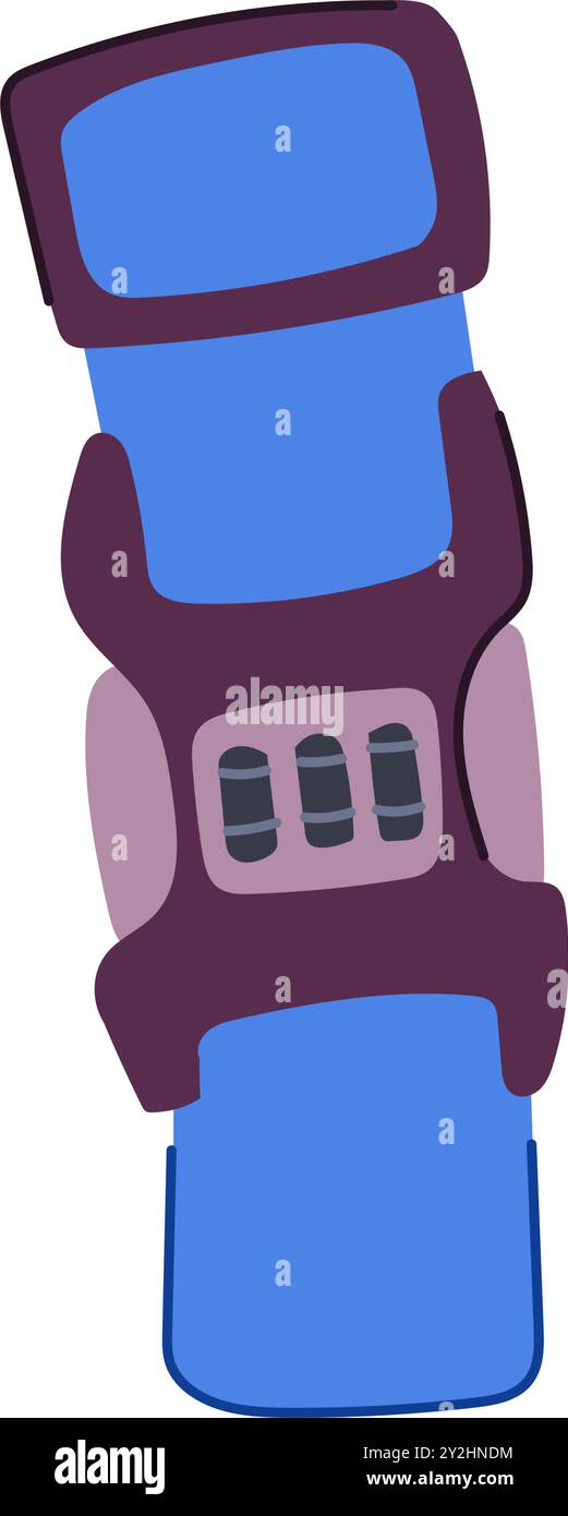 baggage luggage strap cartoon vector illustration Stock Vector Image ...