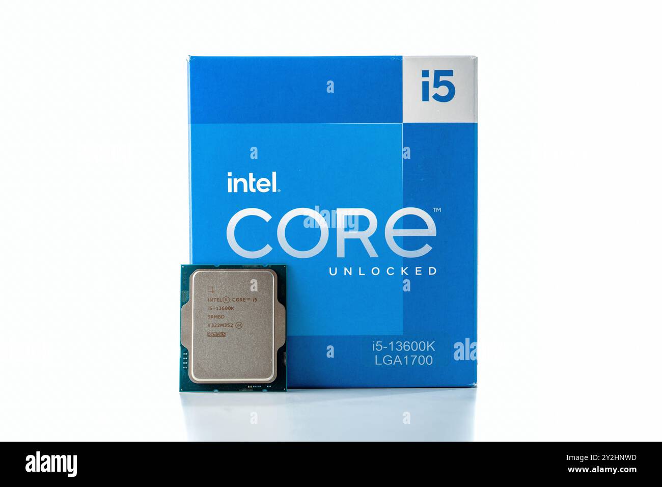 December 2023, Tallinn, Estonia. Intel I5. Close-Up Detailed View of ...