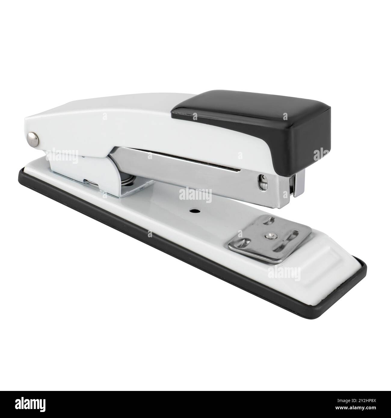 Stationery stapler, on white background in insulation Stock Photo - Alamy