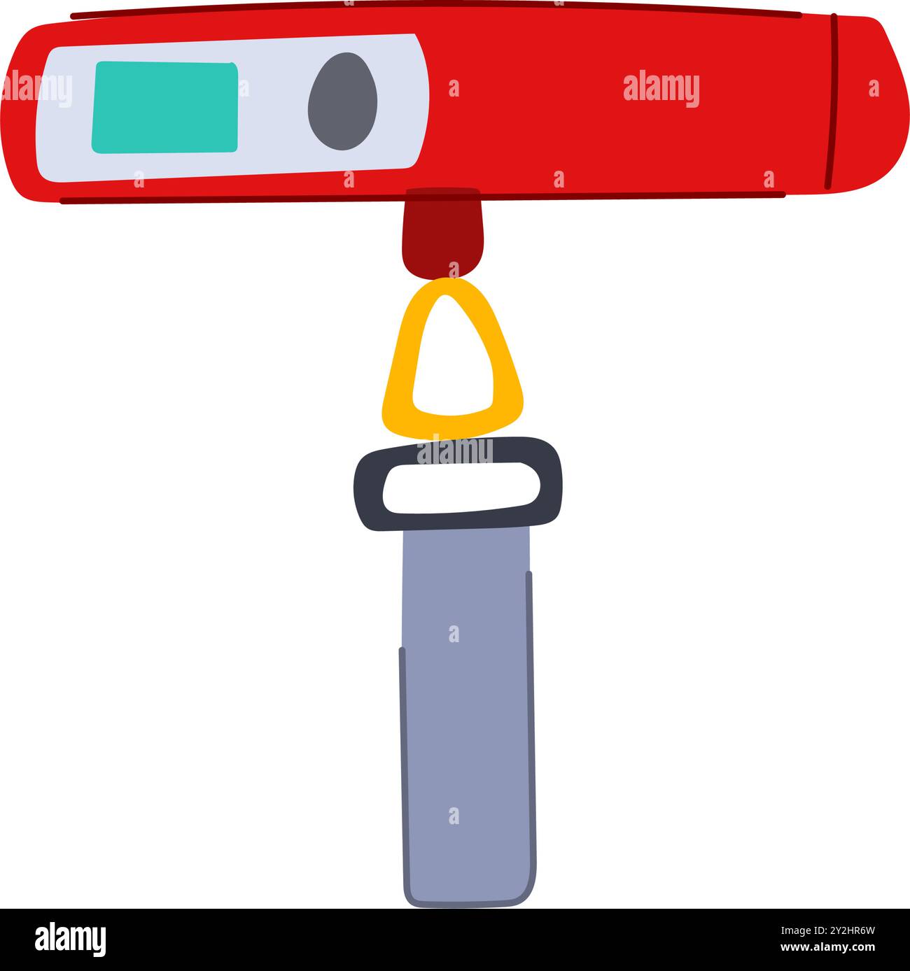 airline luggage weight cartoon vector illustration Stock Vector Image ...