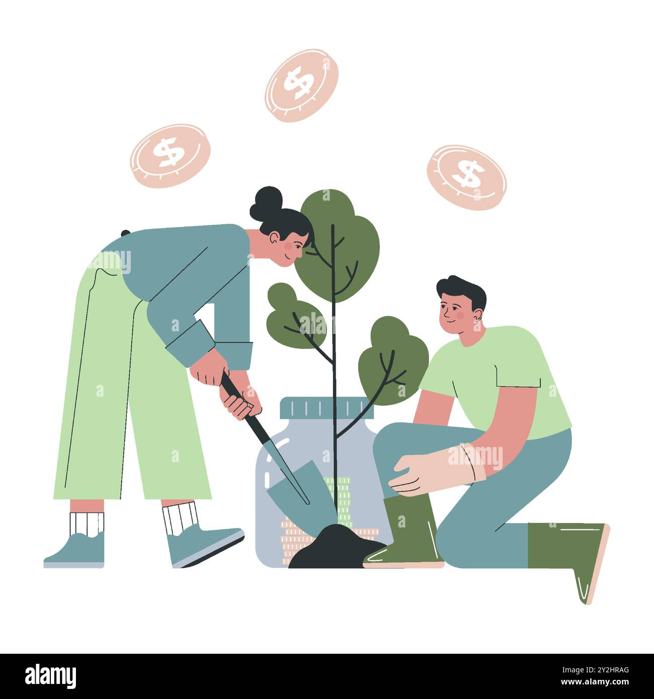 Green marketing. Corporate charity, aid projects and donation. Company ...