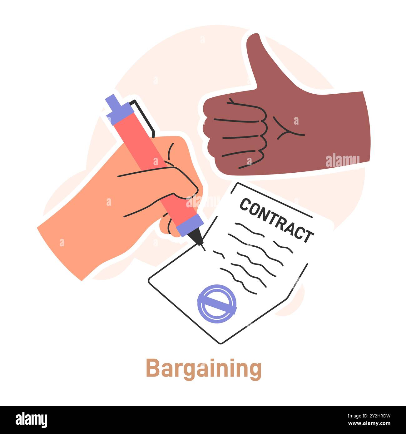 Compromise. Finding common ground and search for mutual agreement ...