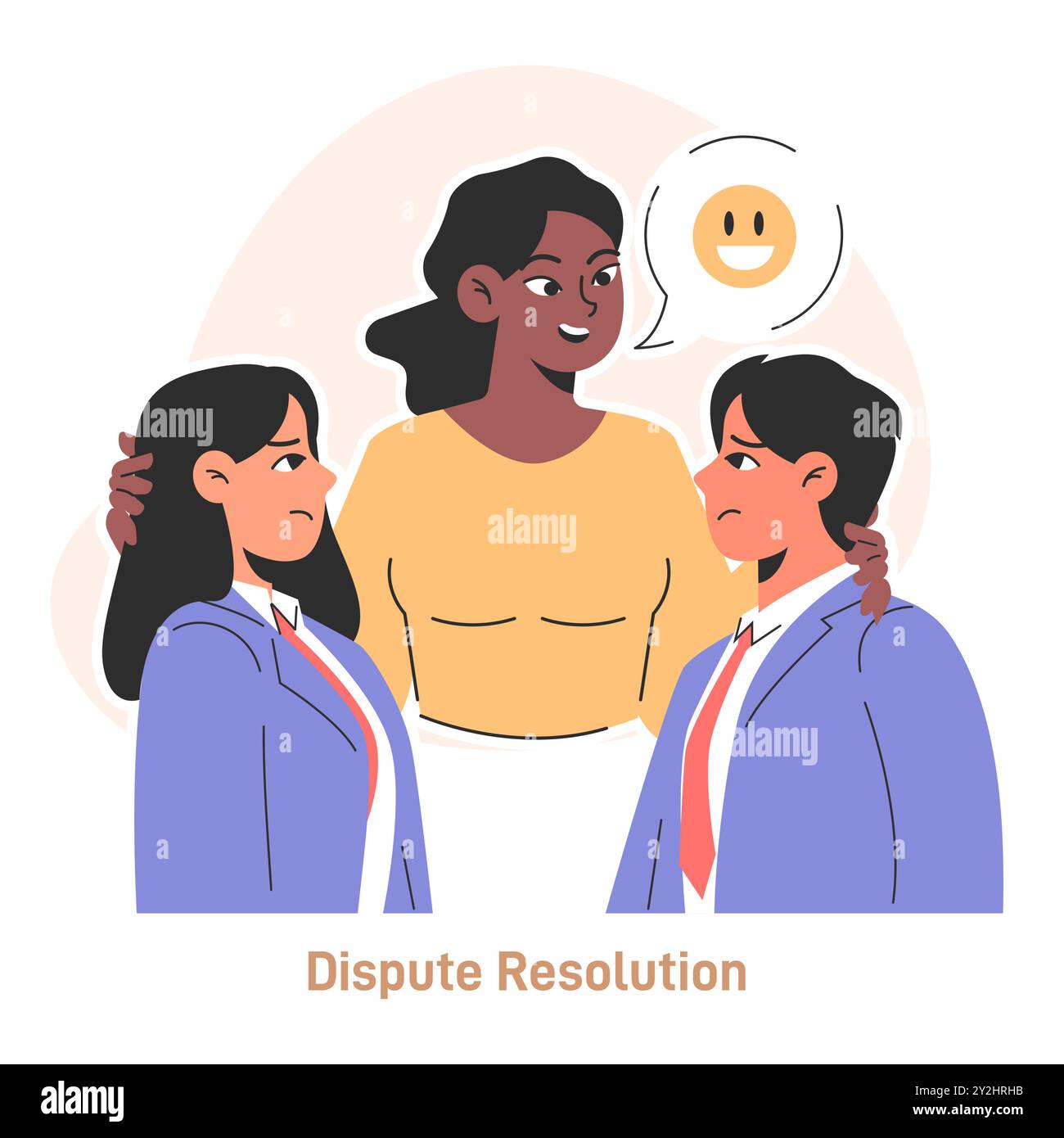 Compromise. Finding common ground and search for mutual agreement ...