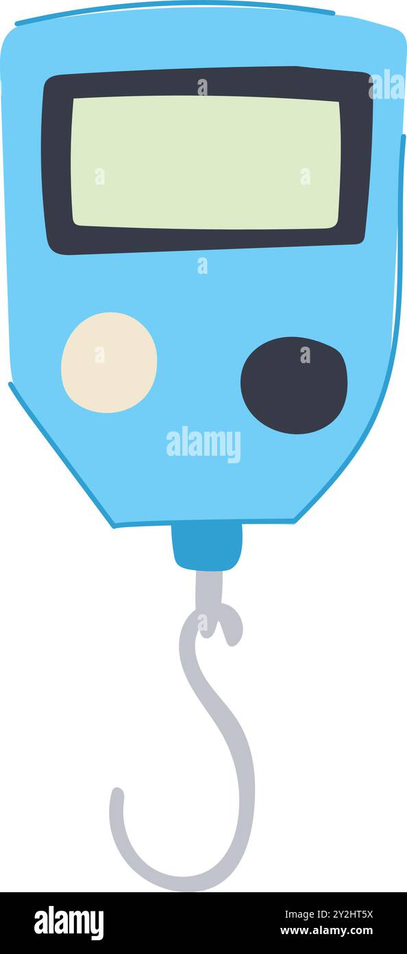 fees luggage weight cartoon vector illustration Stock Vector Image ...