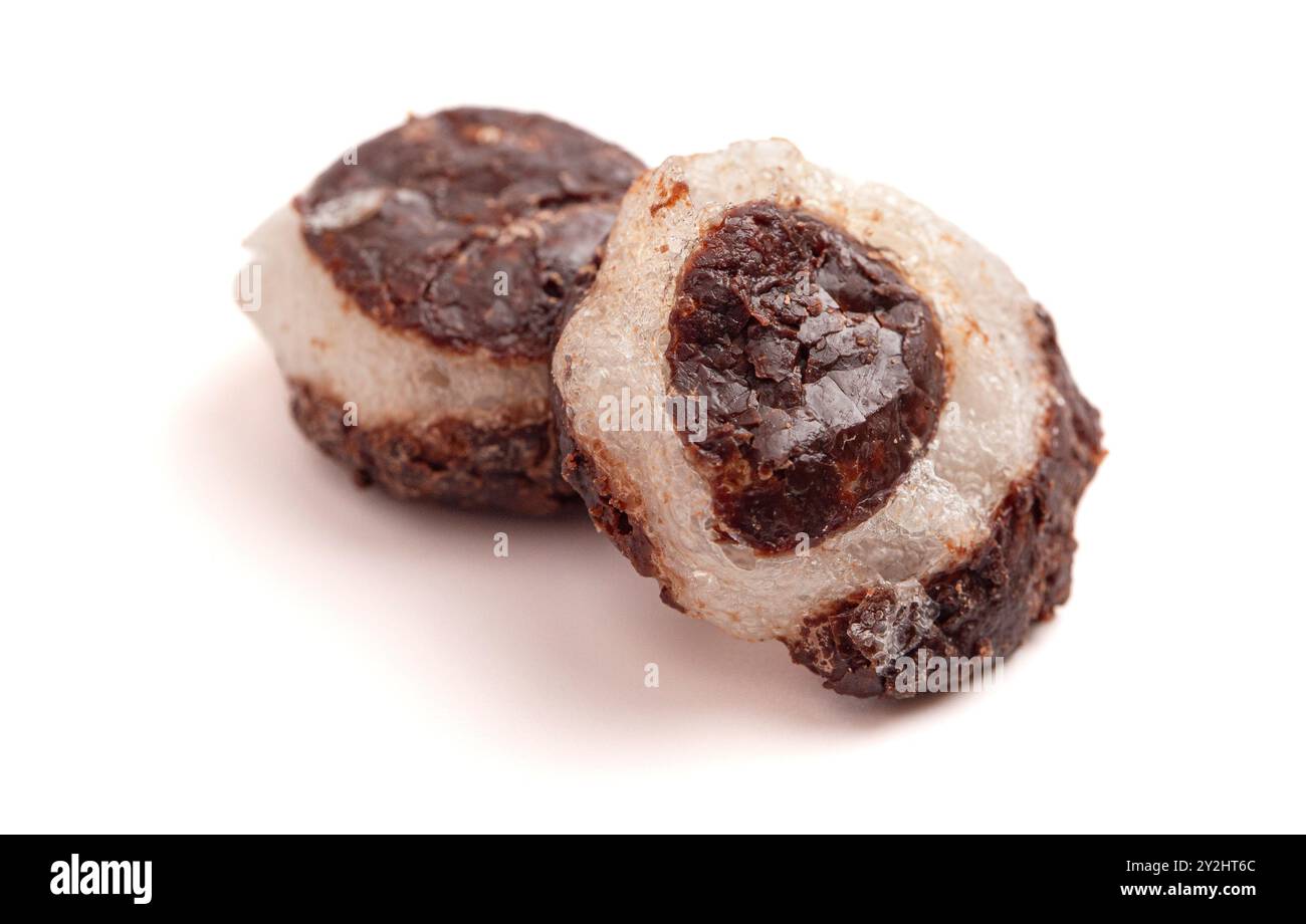 Freeze Dried Chocolate Covered Cream Filled Mint Candy Pieces Stock ...