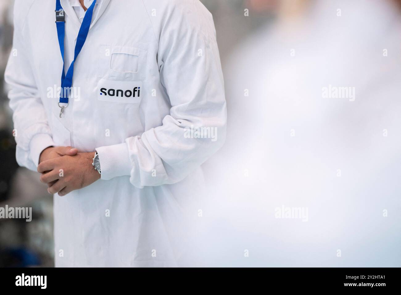 Sanofi new logo hi-res stock photography and images - Alamy