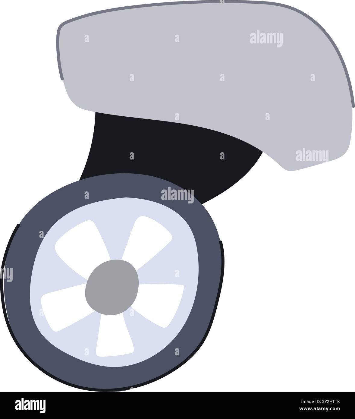 smooth luggage wheels cartoon vector illustration Stock Vector Image ...