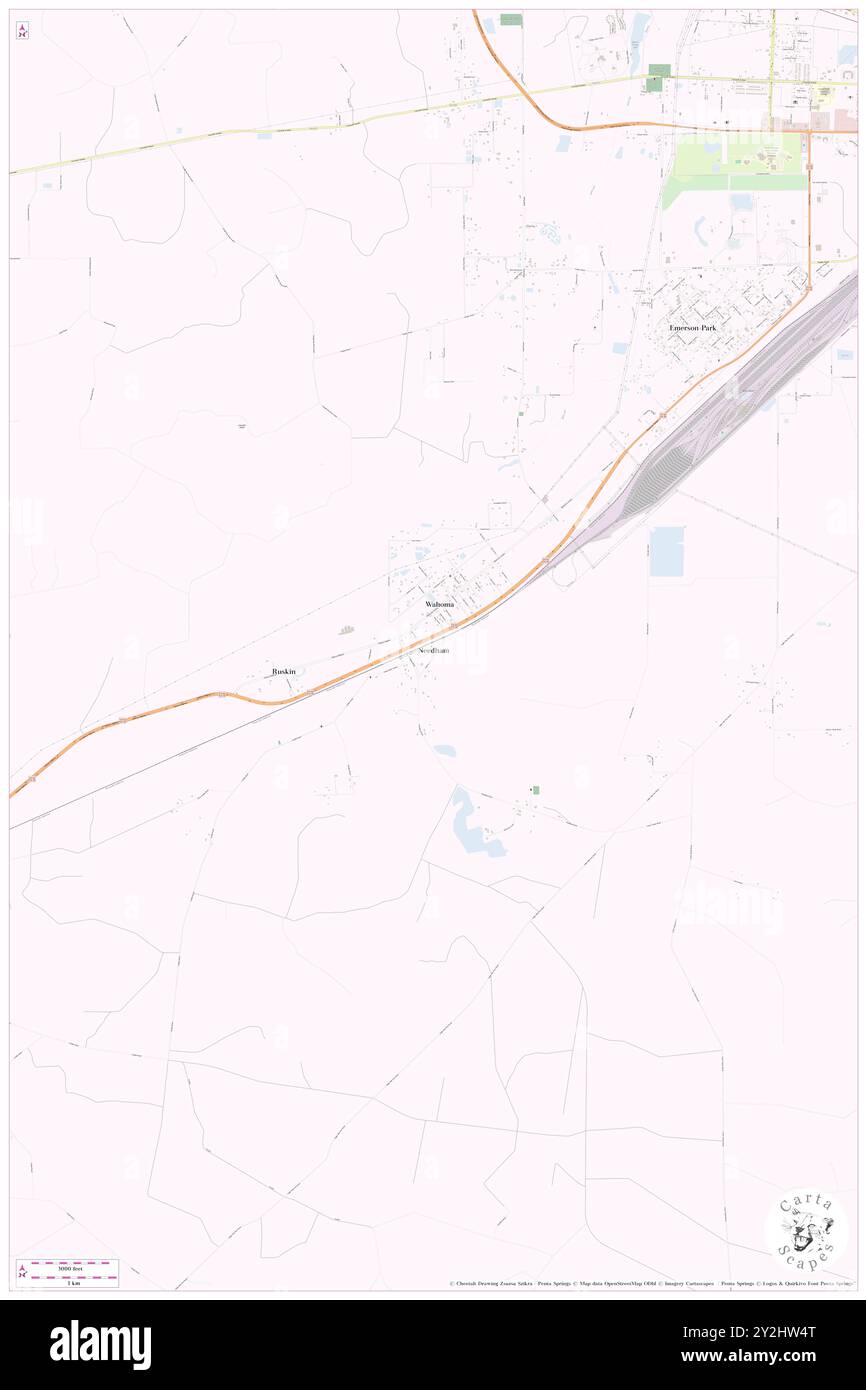 Ware county map hi-res stock photography and images - Alamy