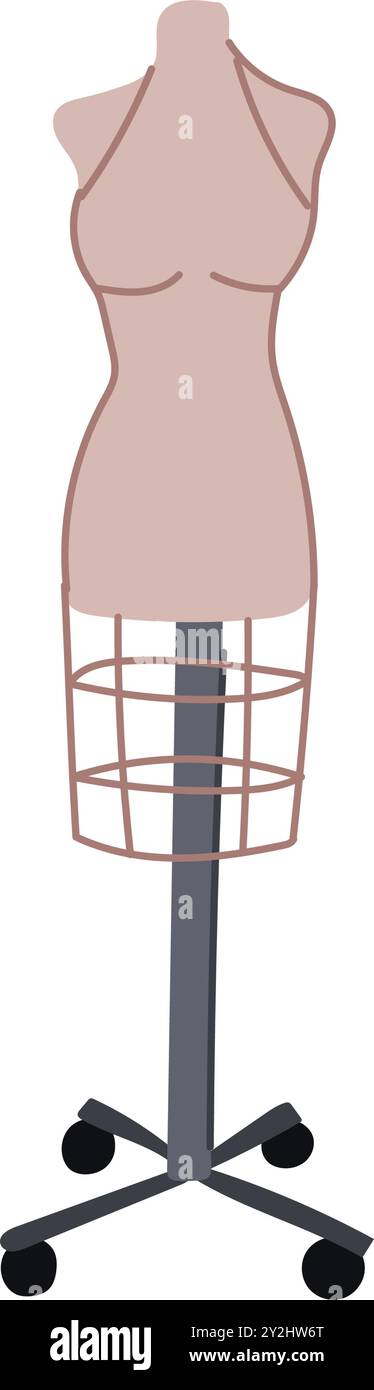 garment mannequin tailor cartoon vector illustration Stock Vector Image & Art - Alamy