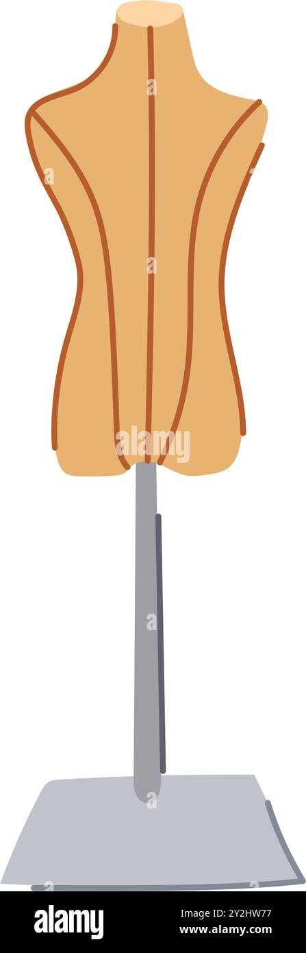 fitting mannequin tailor cartoon vector illustration Stock Vector Image & Art - Alamy