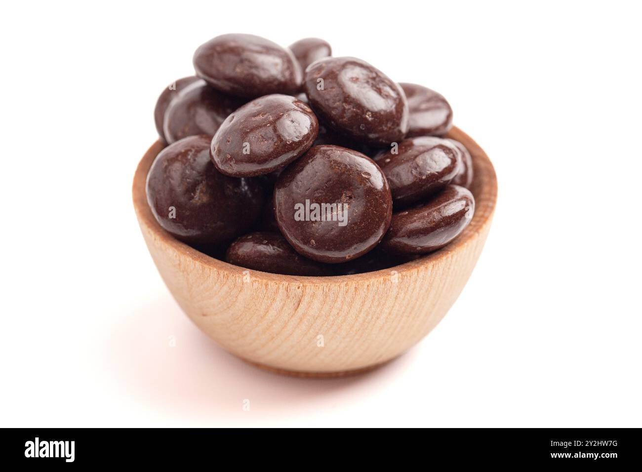 Chocolate Covered Cream Filled Mint Candies Isolated on White ...