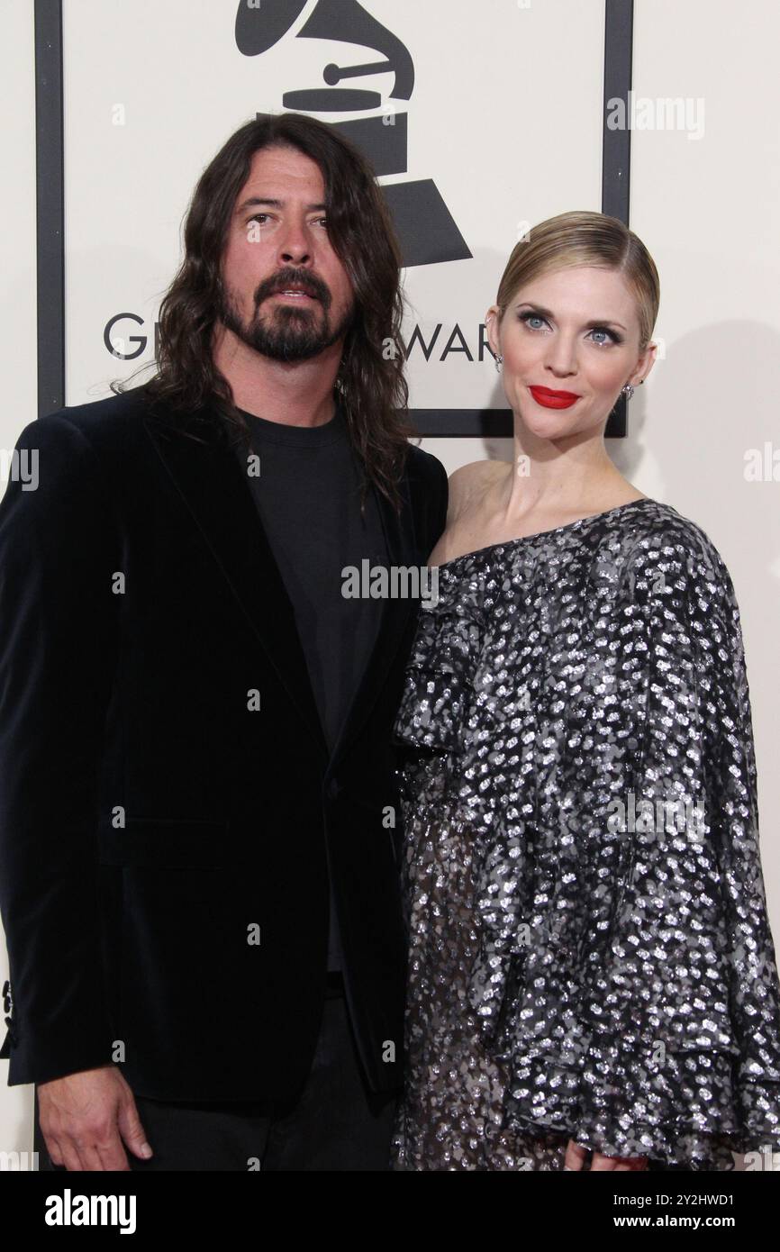 Los Angeles, Ca. 15th Feb, 2024. Dave Grohl and Joryn Blum at The 58th ...