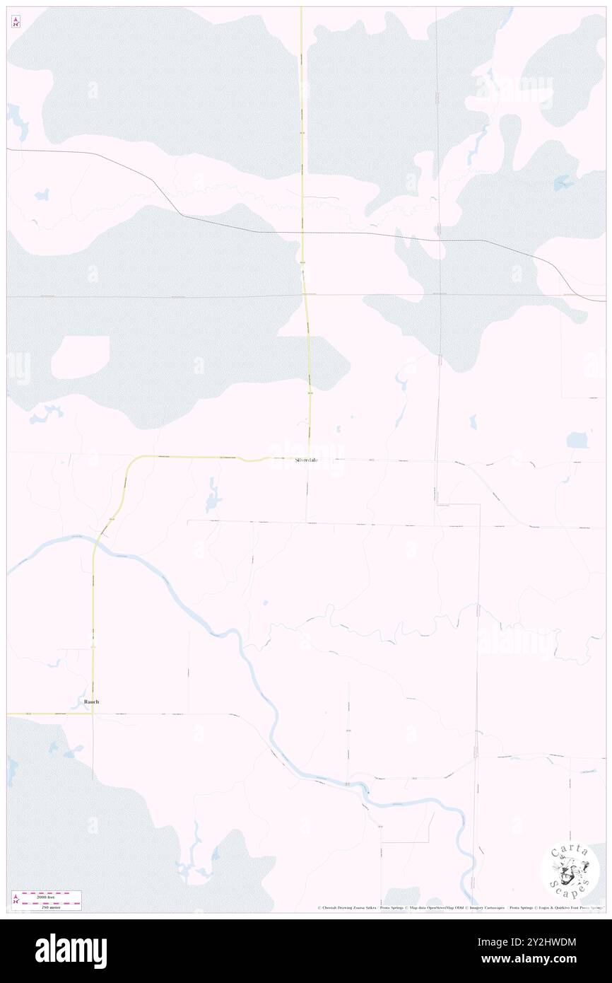 Koochiching map hi-res stock photography and images - Alamy