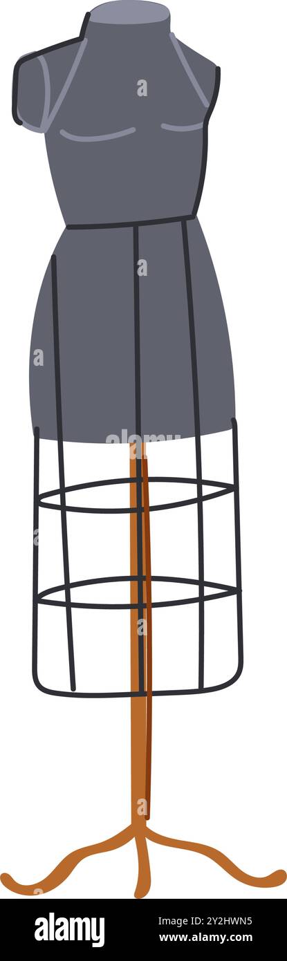 bespoke mannequin tailor cartoon vector illustration Stock Vector Image & Art - Alamy