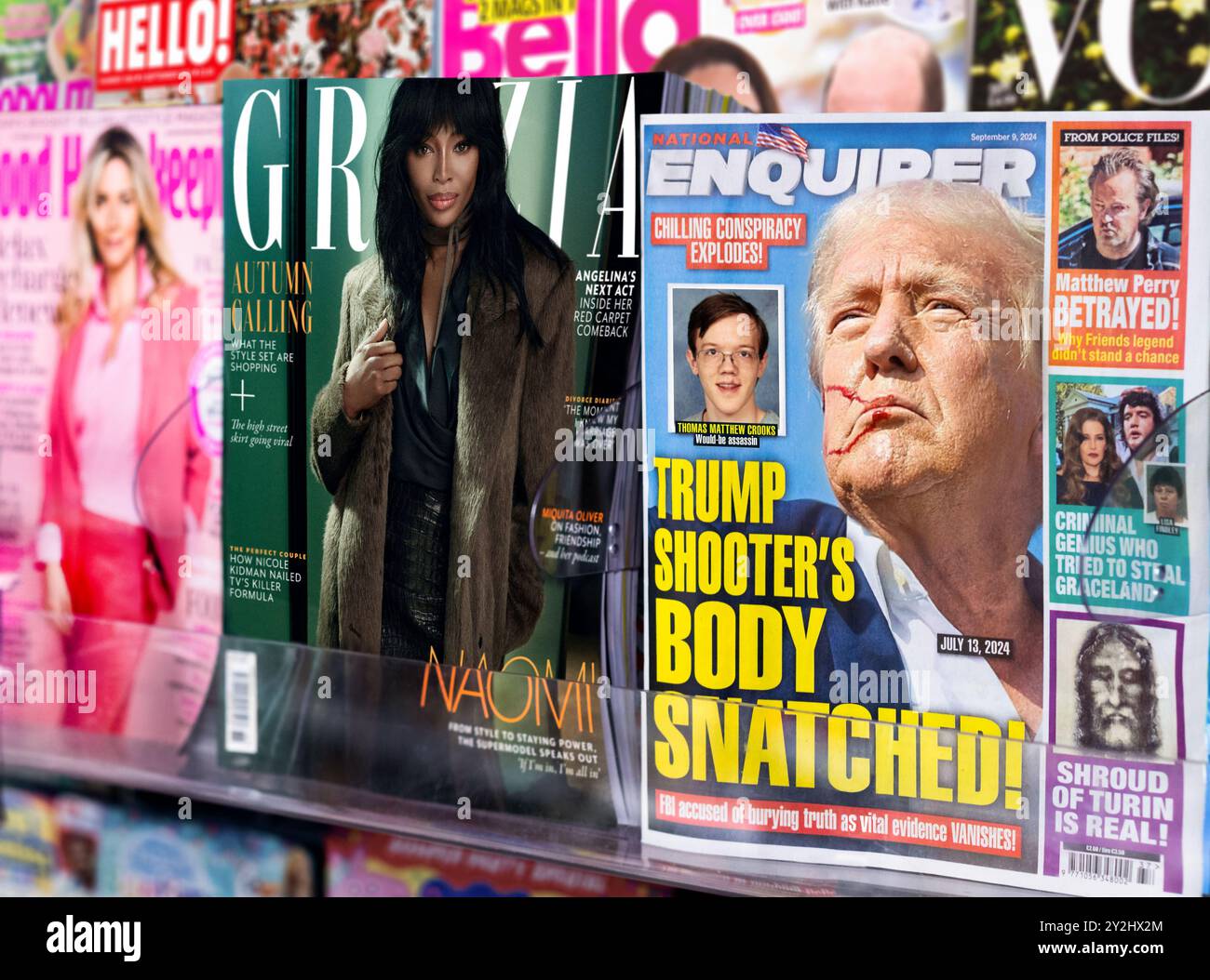 London UK- September 04, 2024: Donald Trump (former US president and ...