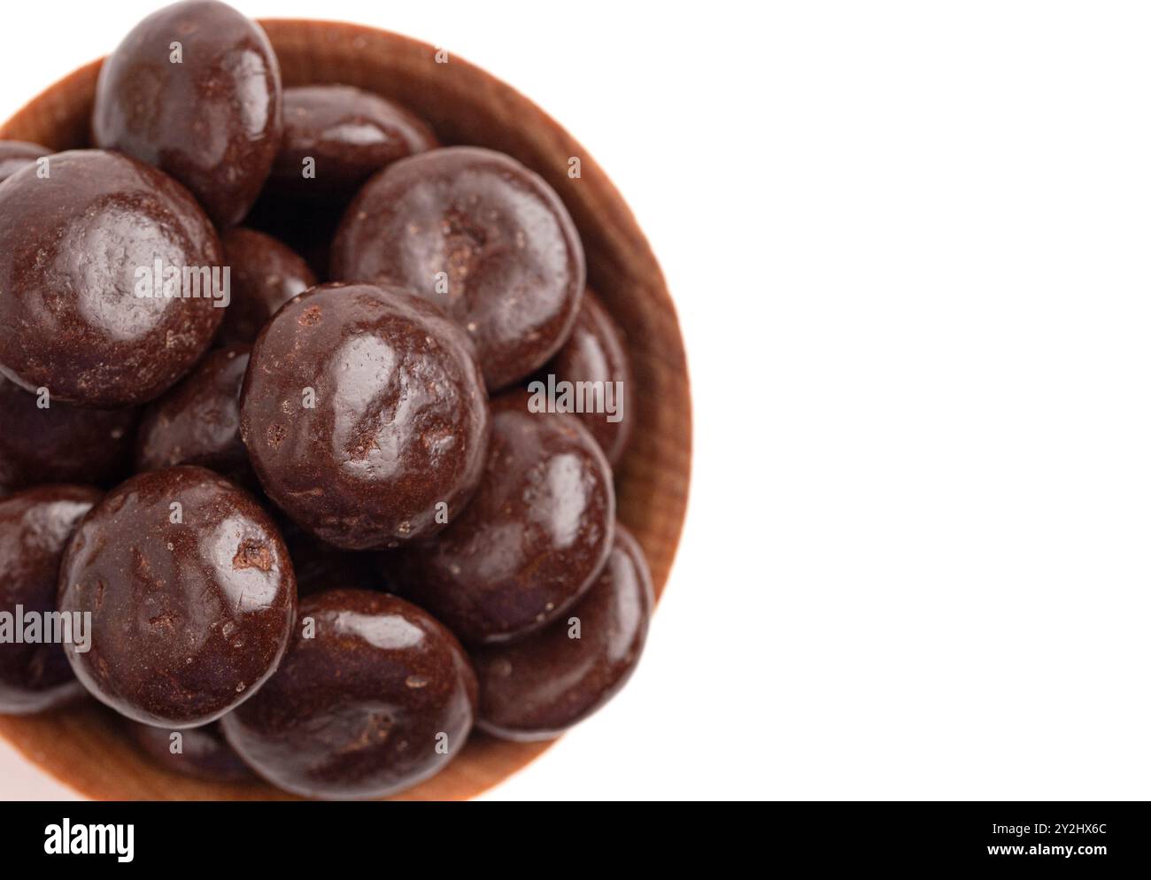 Chocolate Covered Cream Filled Mint Candies Isolated on White ...