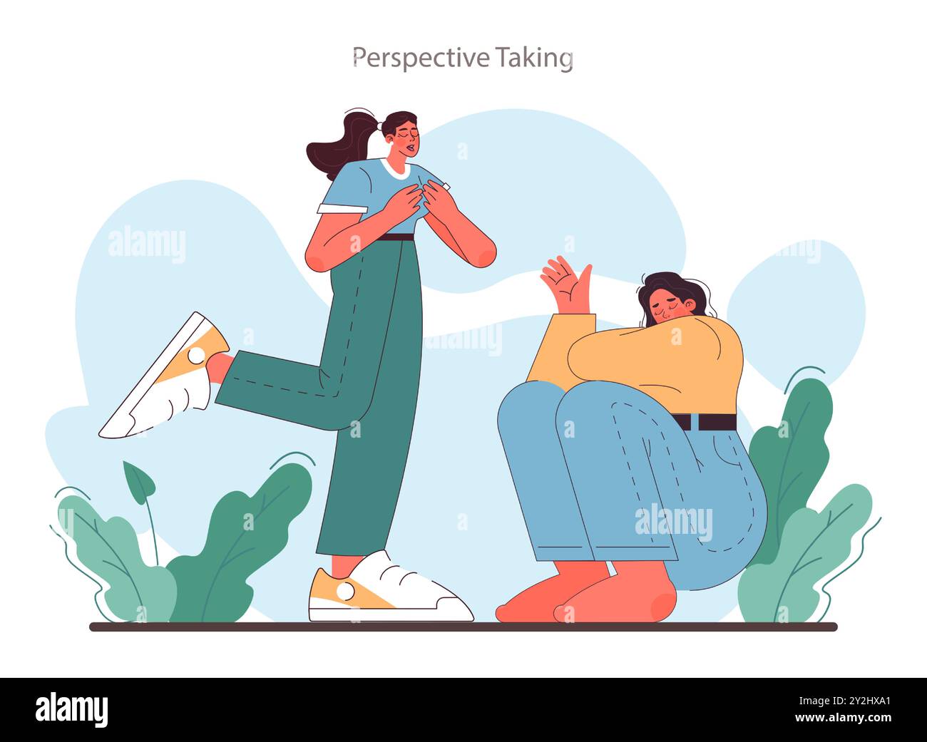 Empathy skill development. Person with deep understanding of emotions ...