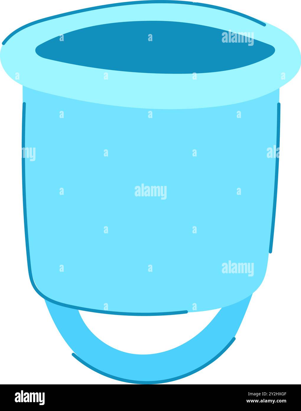 flow menstrual cup cartoon vector illustration Stock Vector Image & Art ...