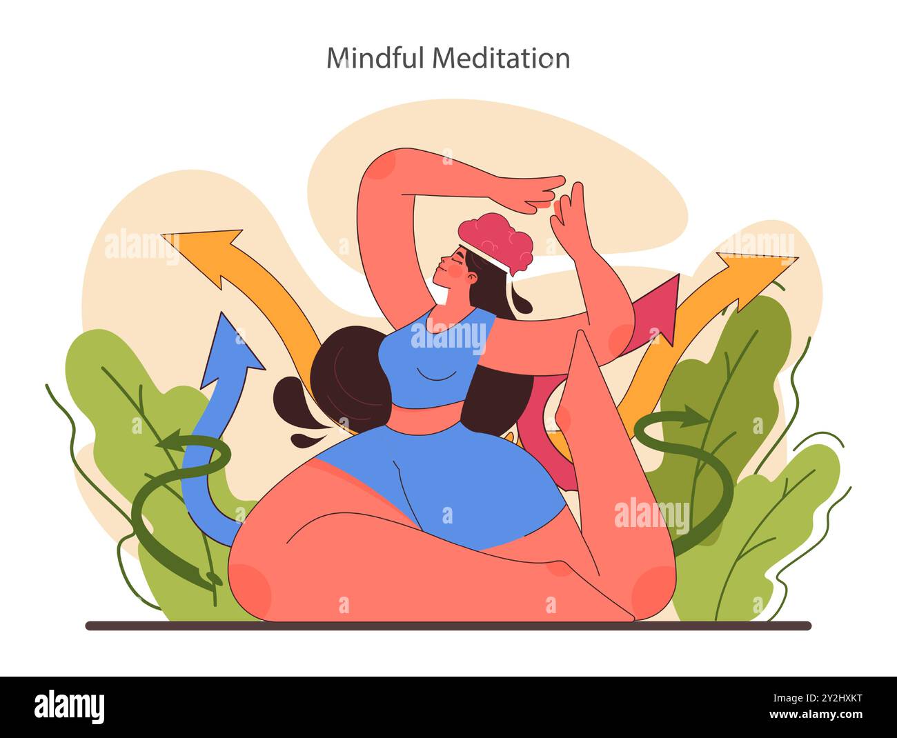 Mindful listen Stock Vector Images - Alamy