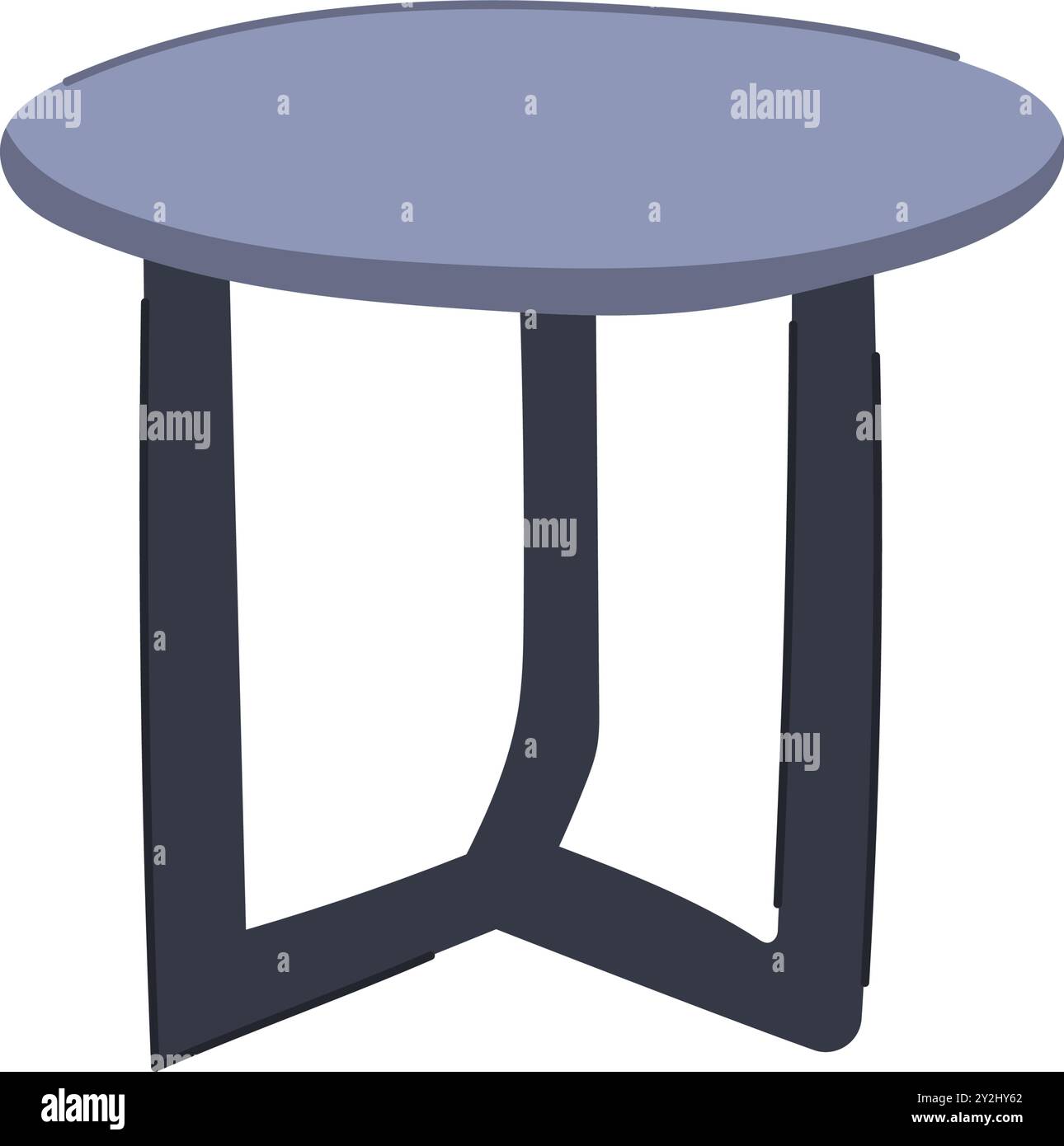 durable metal table cartoon vector illustration Stock Vector Image ...
