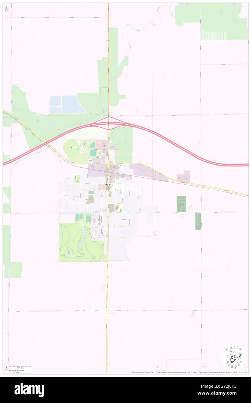 Adrian minnesota map Cut Out Stock Images & Pictures - Alamy