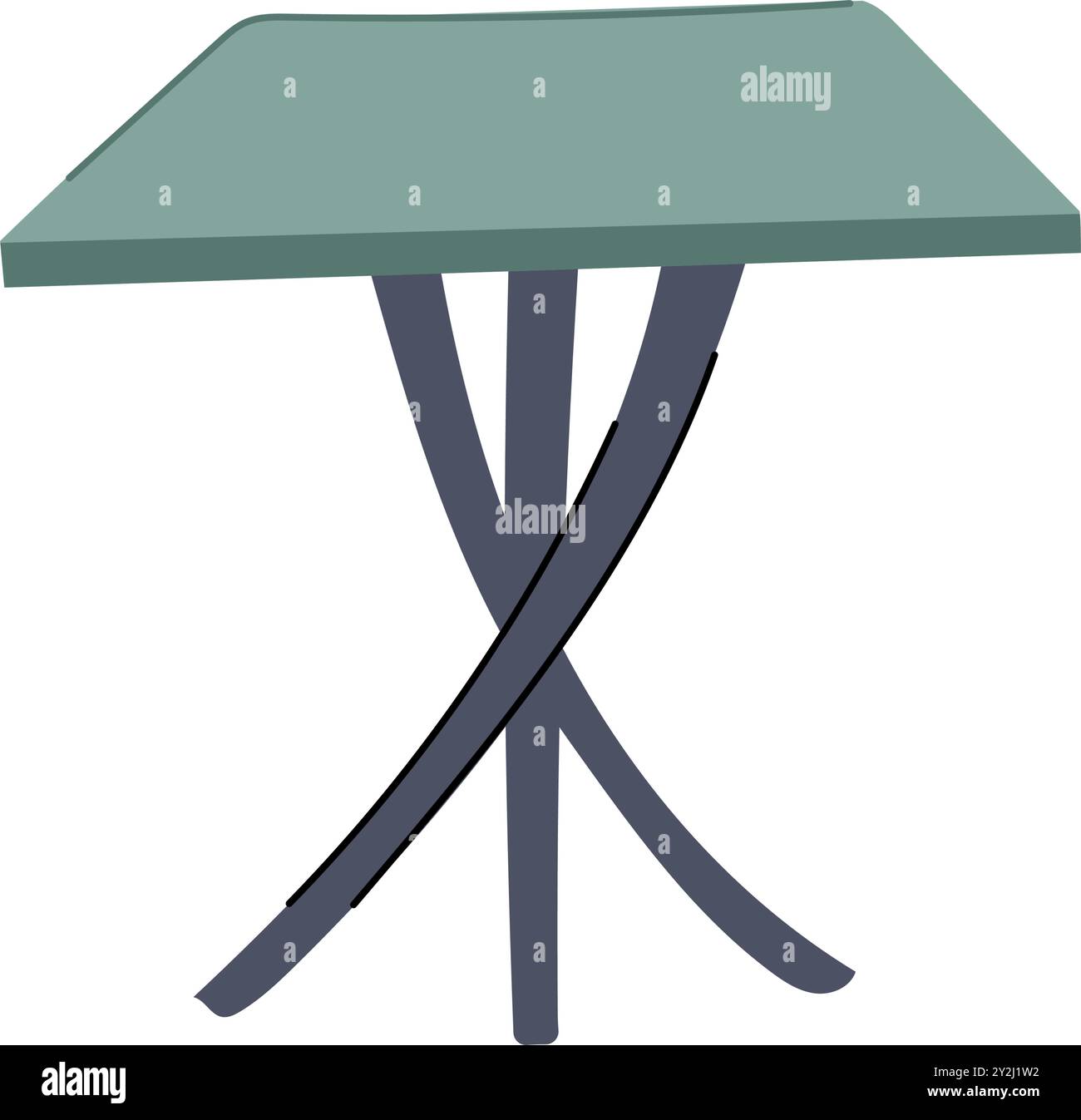 clean plastic table cartoon vector illustration Stock Vector Image ...