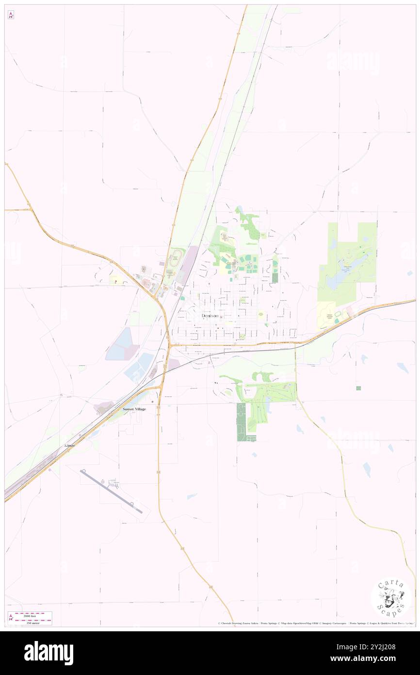 Denison iowa map Cut Out Stock Images & Pictures - Alamy