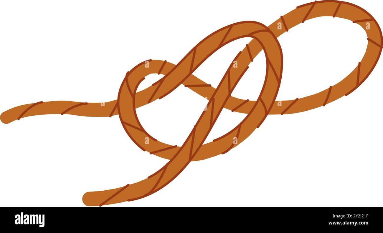 loop rope knot cartoon vector illustration Stock Vector Image & Art - Alamy