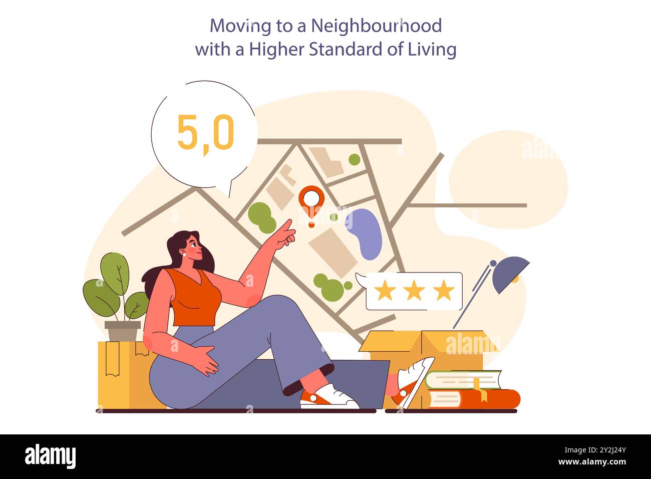 People moving out. Character pack belongings and relocating to a new ...