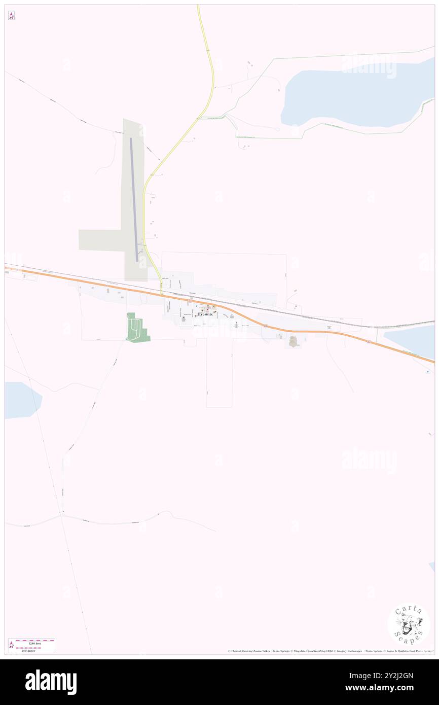 Hyannis nebraska map Cut Out Stock Images & Pictures - Alamy