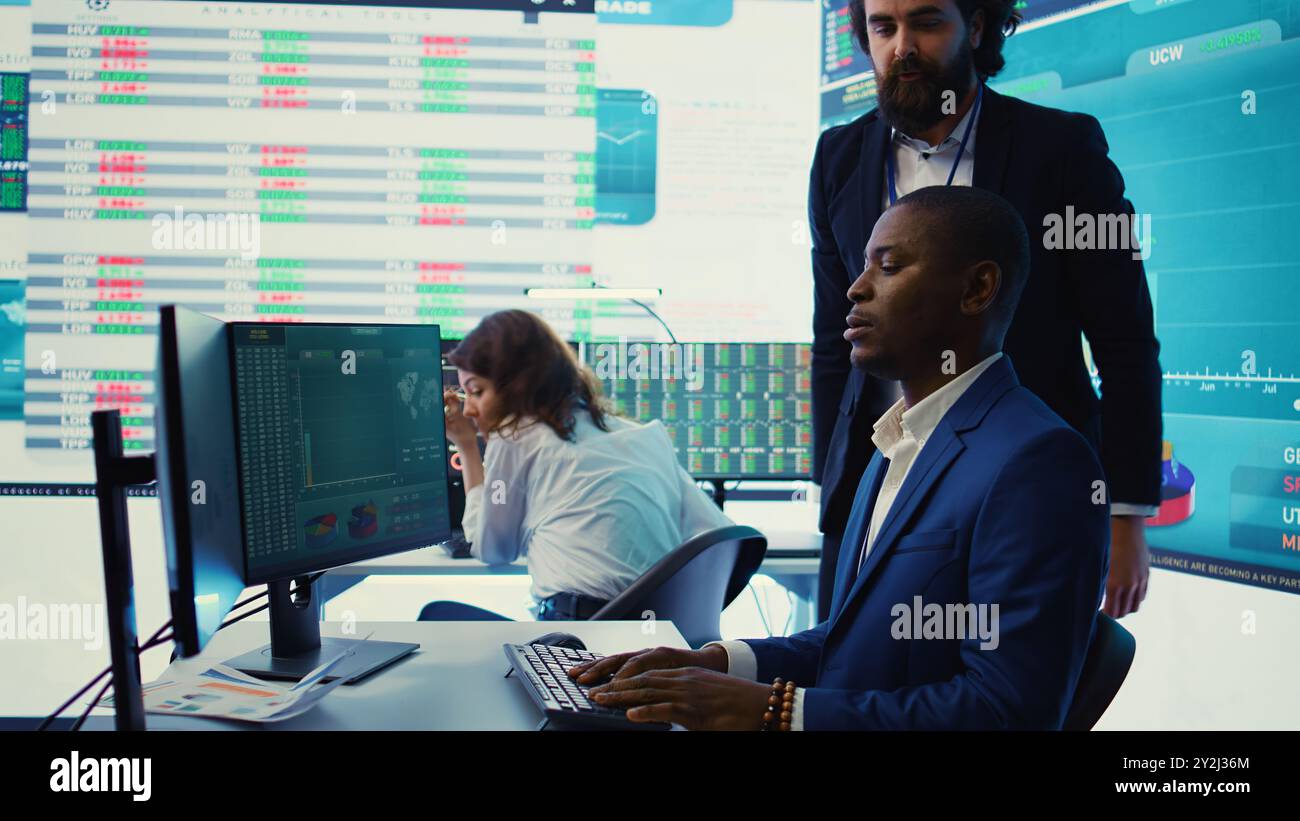 Angry frustrated general director yelling at his staff because of a ...