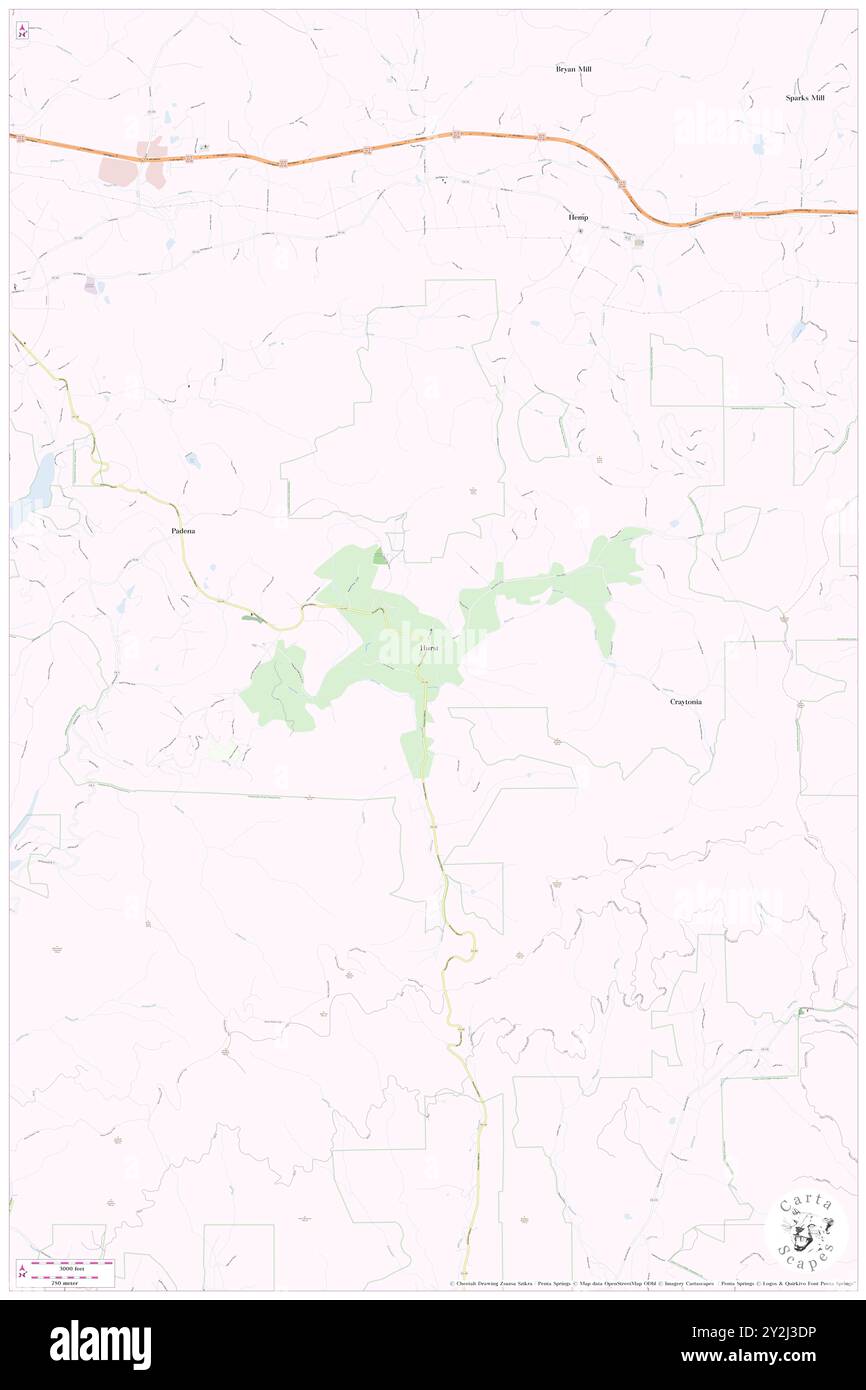 Hurst, Fannin County, US, United States, Georgia, N 34 50' 28'', S 84 ...